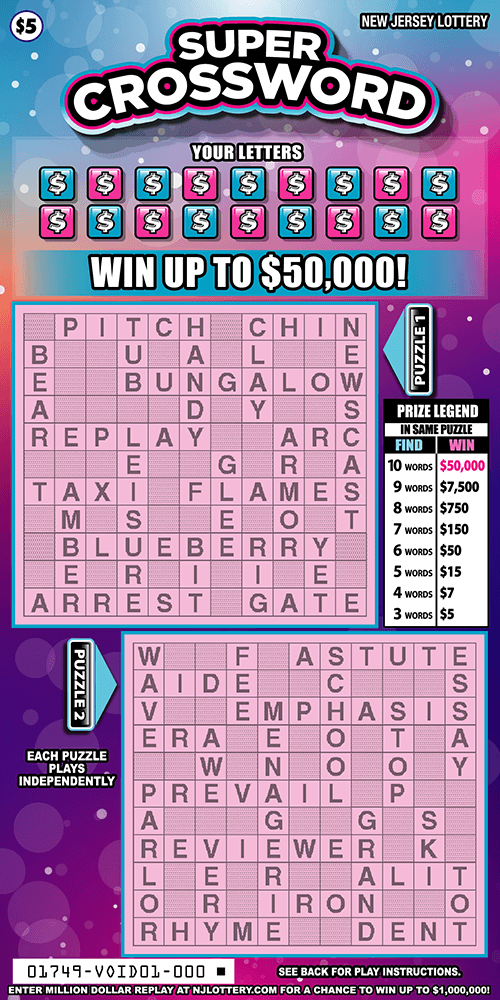 NJ Lottery | 01749