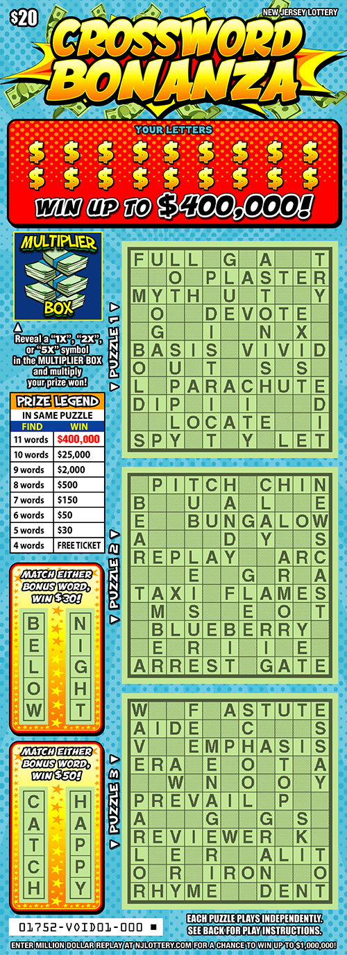 NJ Lottery | 01752